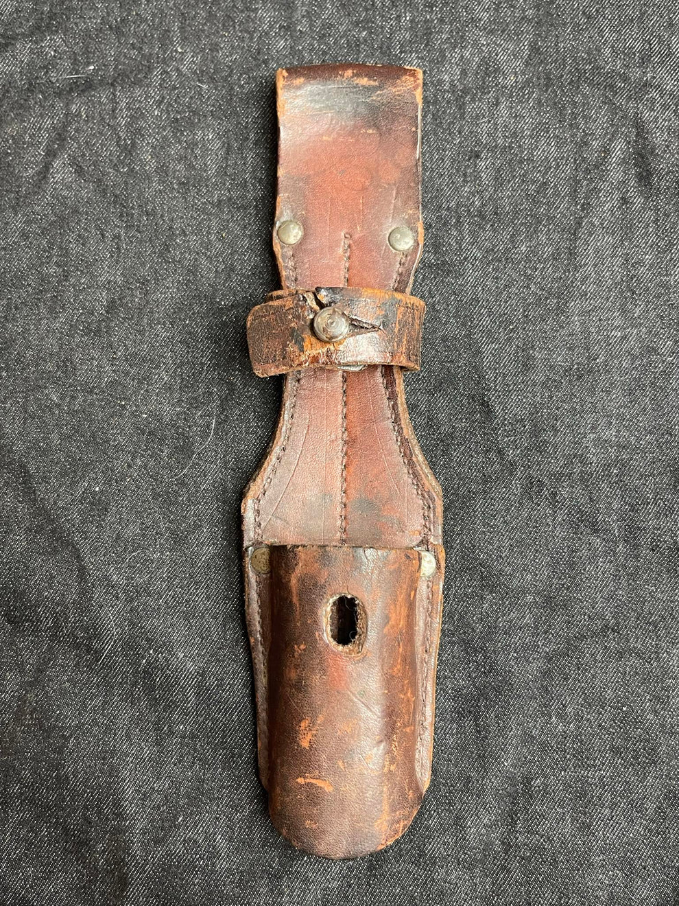 GERMAN WW2 LUFTWAFFE S84/98 III PATTERN COMBAT BAYONET BROWN LEATHER F ...