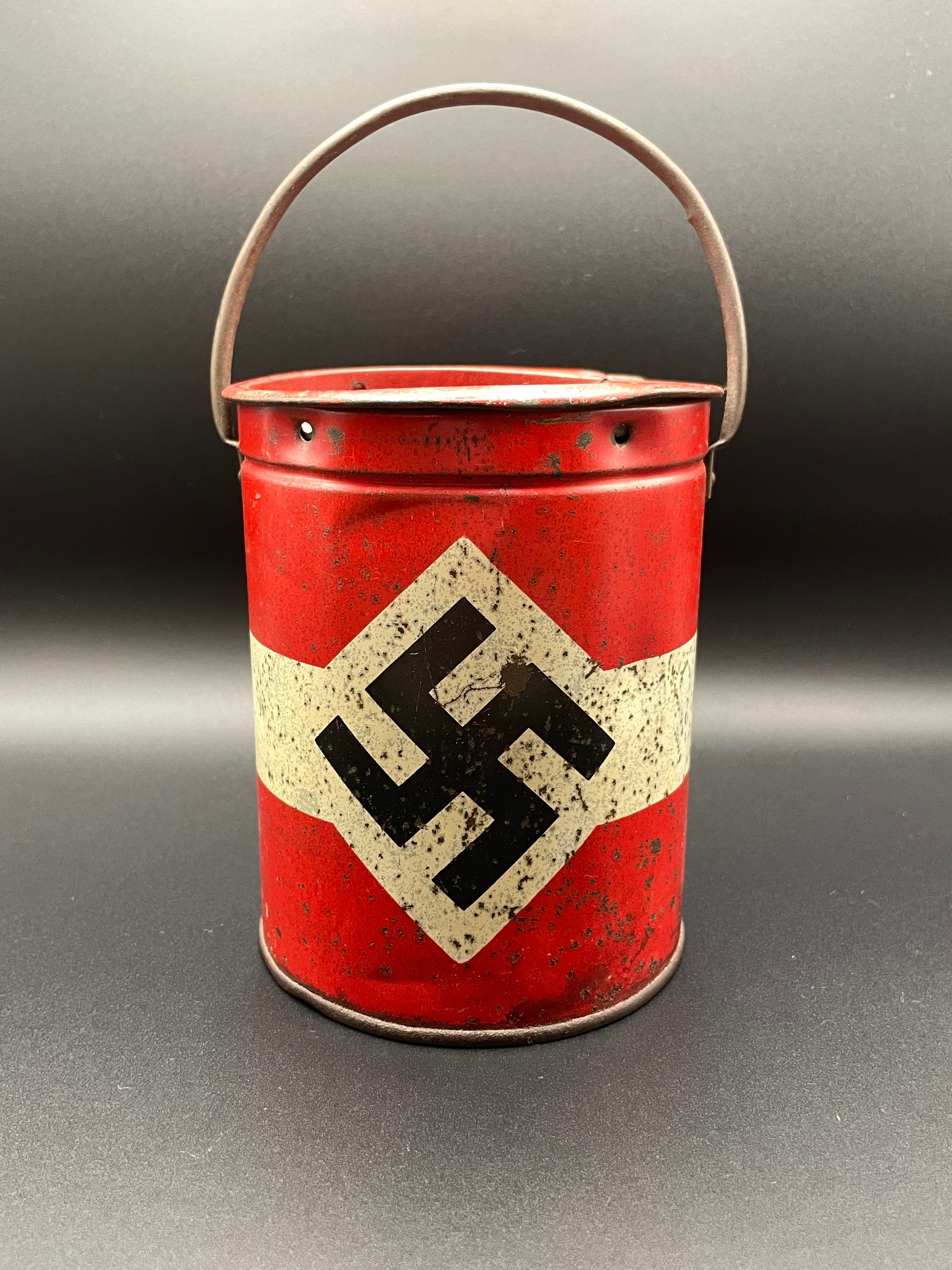 GERMAN WW2 YOUTH HOSTEL ORGANIZATION “DJH” DONATION CAN ONE OF THE RAR ...